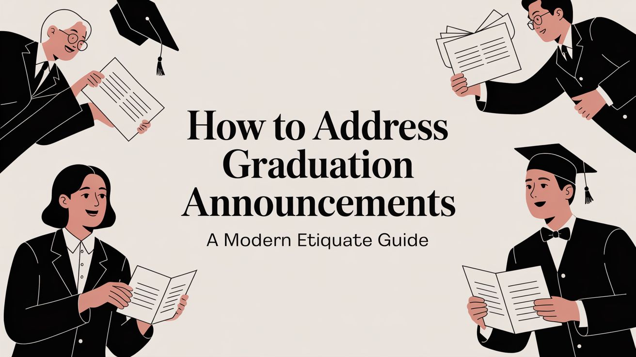 How to Address Graduation Announcements: A Modern Etiquette Guide ...