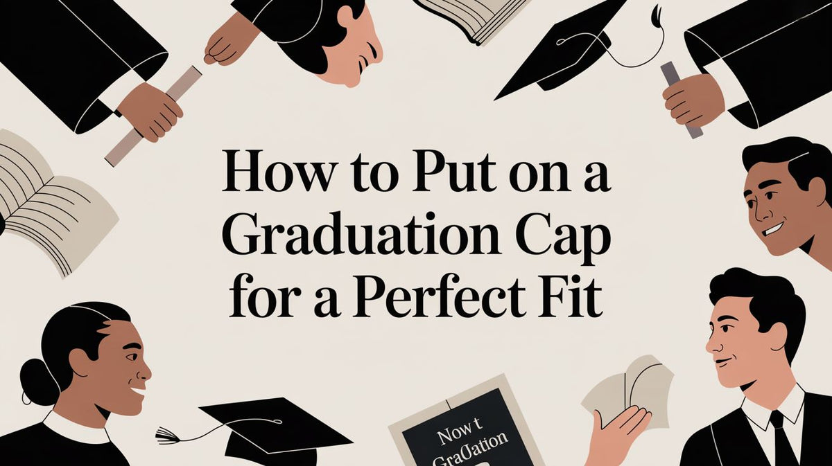 How to Put on a Graduation Cap for a Perfect Fit – Graduation Cap and Gown
