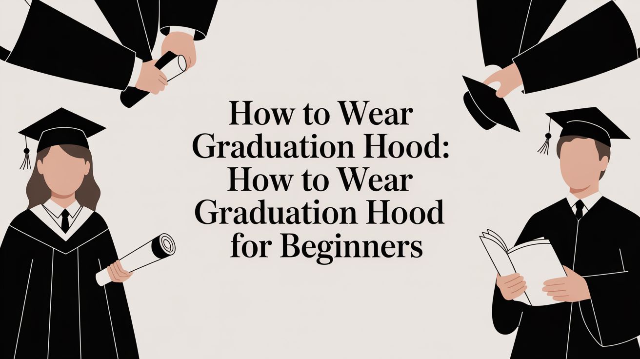 How to Wear a Graduation Hood: A Beginner's Guide to Perfect Draping ...