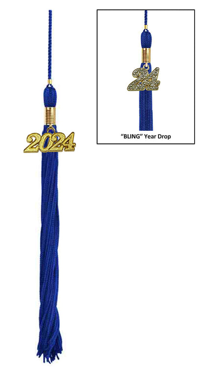 Child Shiny Royal Blue Cap & Tassel - Preschool & Kindergarten Graduat ...
