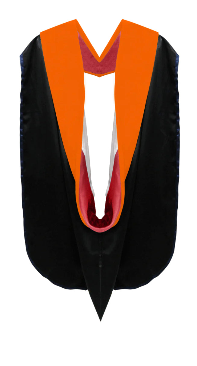 Doctoral Hoods on Clearance (FINAL SALE) - Orange Velvet – Graduation ...
