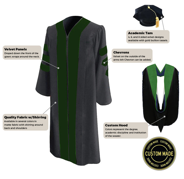 PHD & Doctorate Graduation Regalia – Graduation Cap and Gown