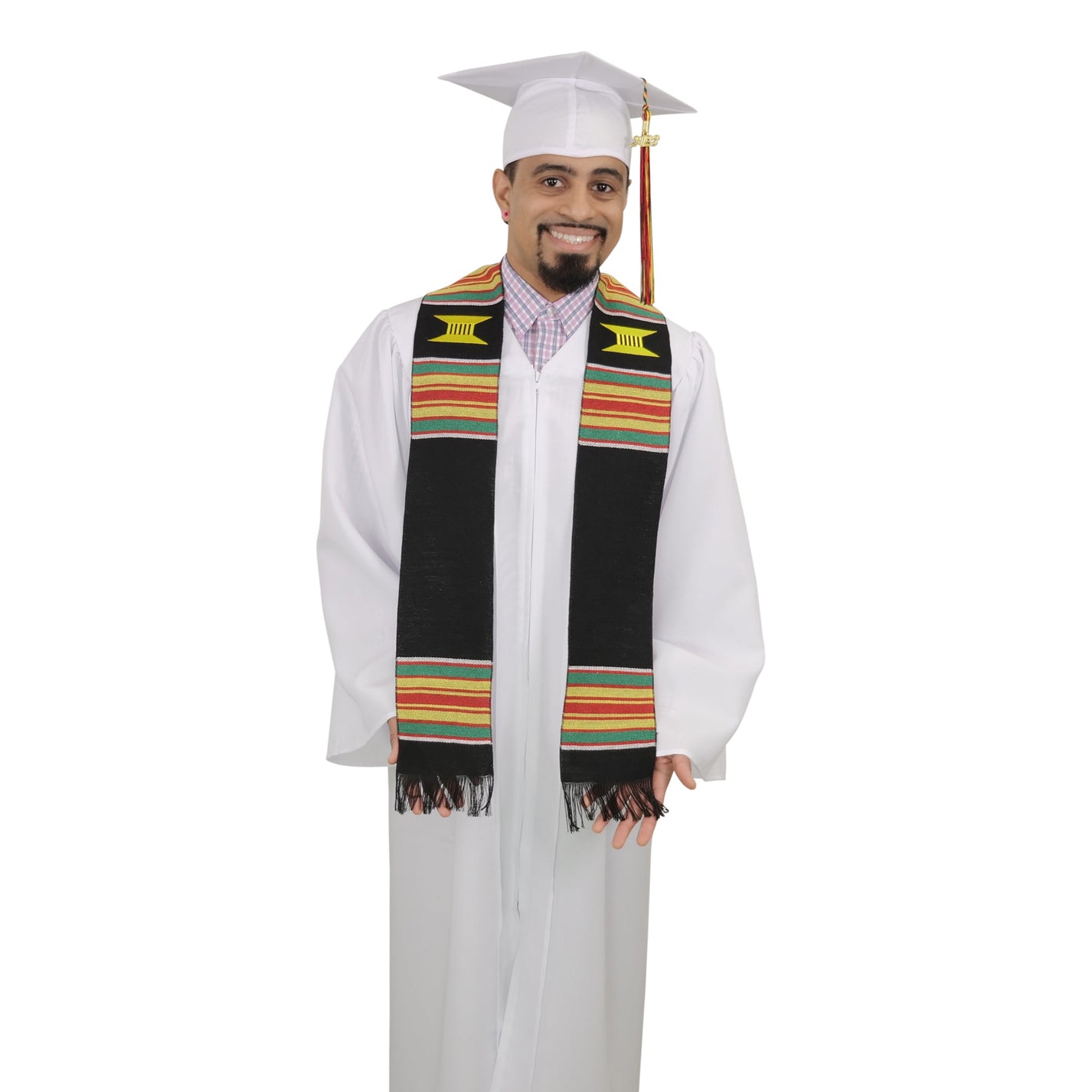 Ready to Customize Graduation Kente Stole, Handwoven Kente Sash Cloth ...