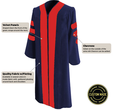 Doctorate Degree Graduation Gowns - Faculty Gowns – Graduation Cap and Gown
