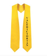 Honor, Valedictorian and Salutatorian Graduation Stoles – Graduation ...