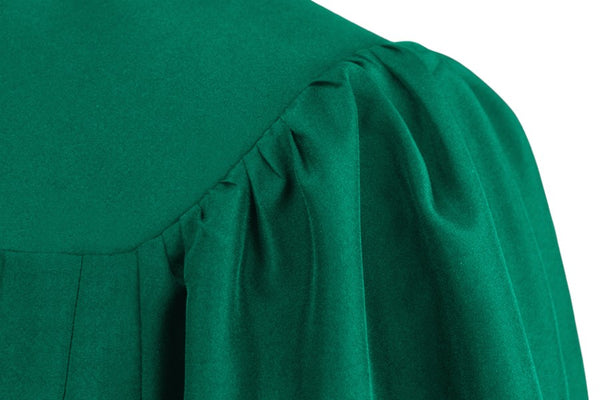 Eco-Friendly Green High School Graduation Gown – Graduation Cap and Gown